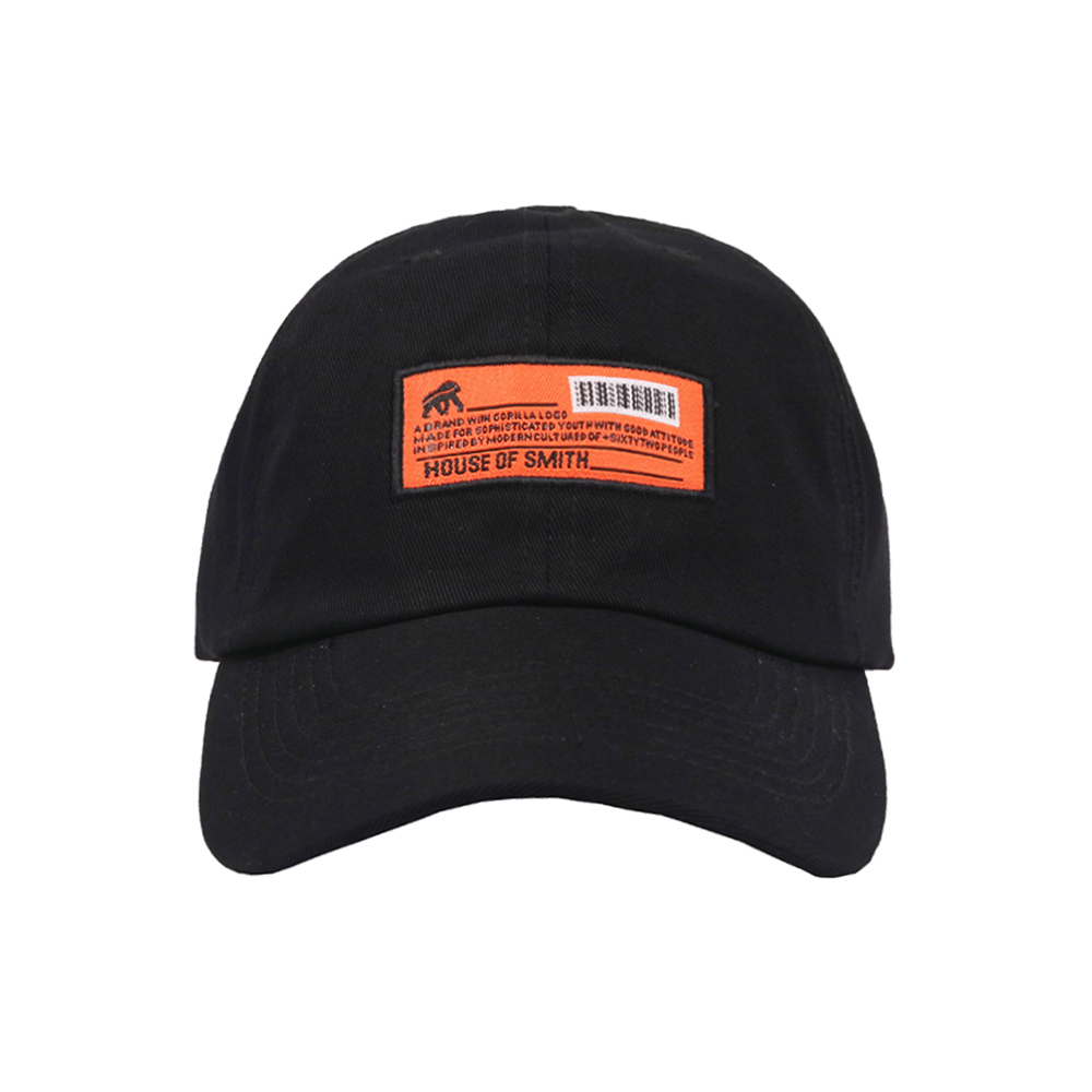 House of Smith Topi - Ello Patch Cap Black #2 - Polo Cap hat - House of ...