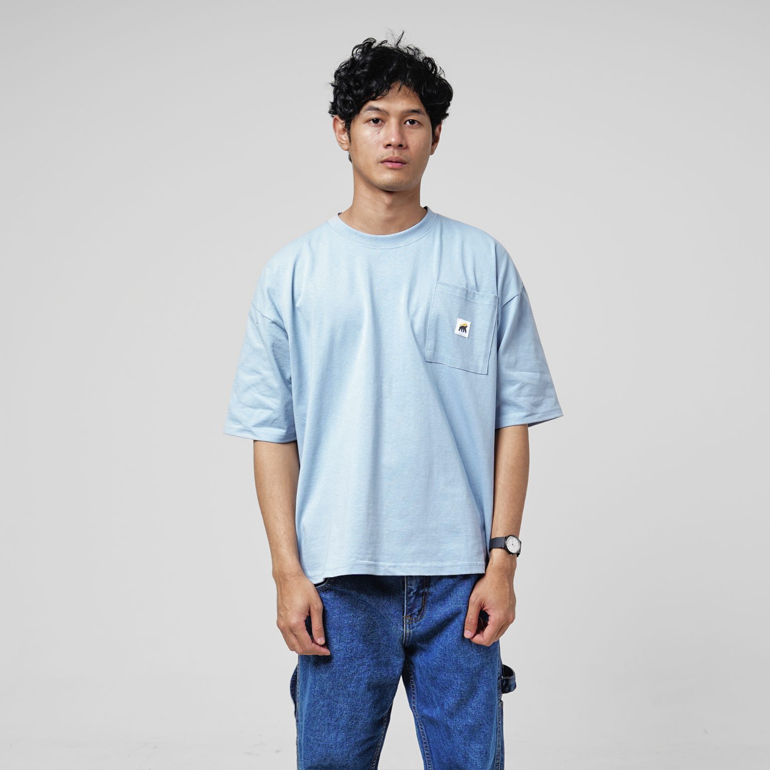 House of Smith Kaos Boxy Pria - Pocket Ab Boxy Heavyweights TShirt 16S ...