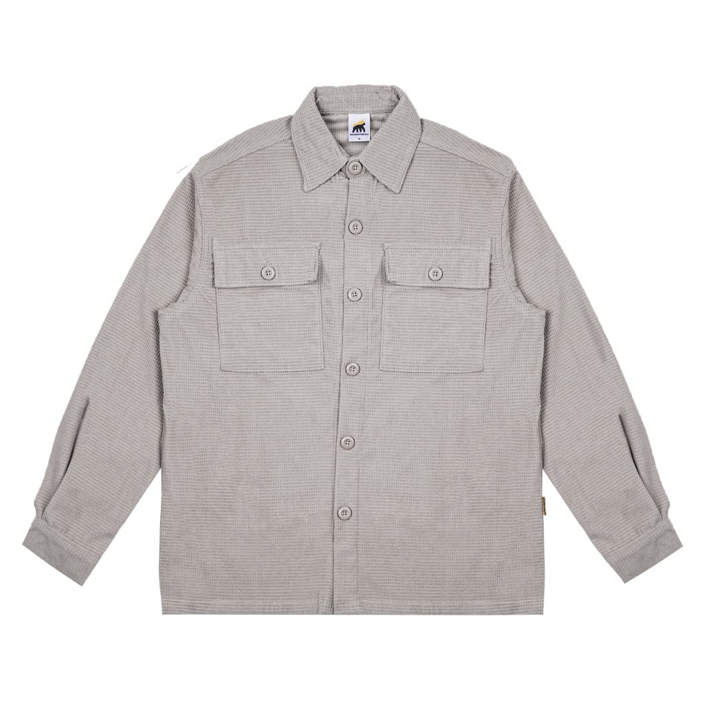 House of Smith Jaket Pria - Cord Cubic Jacket Grey - Work Jacket ...