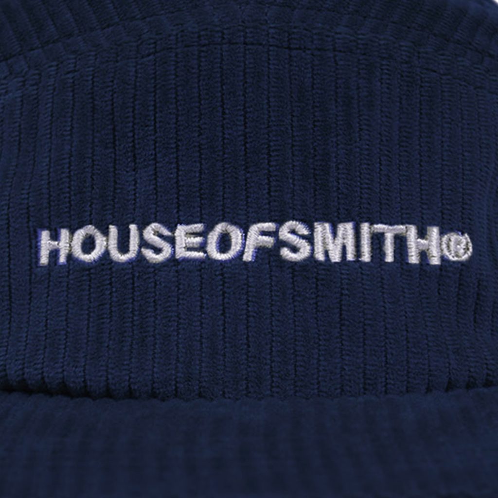 House of Smith Topi - Grid Cord Cap Navy - Five Panel Hat - House of Smith