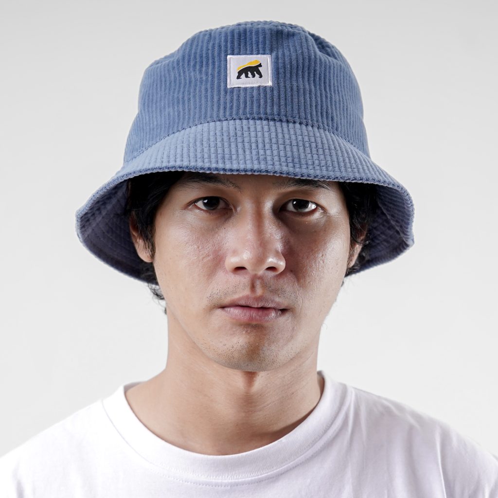 House of Smith Topi - Cord Bucket Hat Blue - Bucket Hat - House of Smith