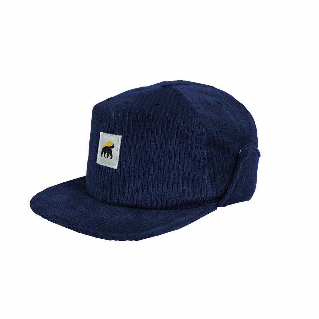 House of Smith Topi - Hoa Cord Flap Cap Navy - Flap Cap Hat - House of ...