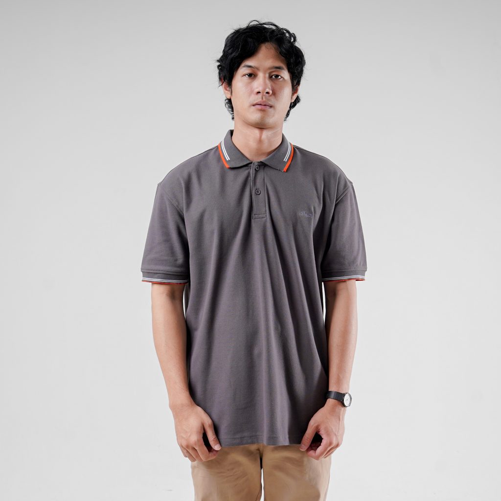 House of Smith Polo Shirt - Hash Polo Shirt Grey - Kaos Polo Pria ...