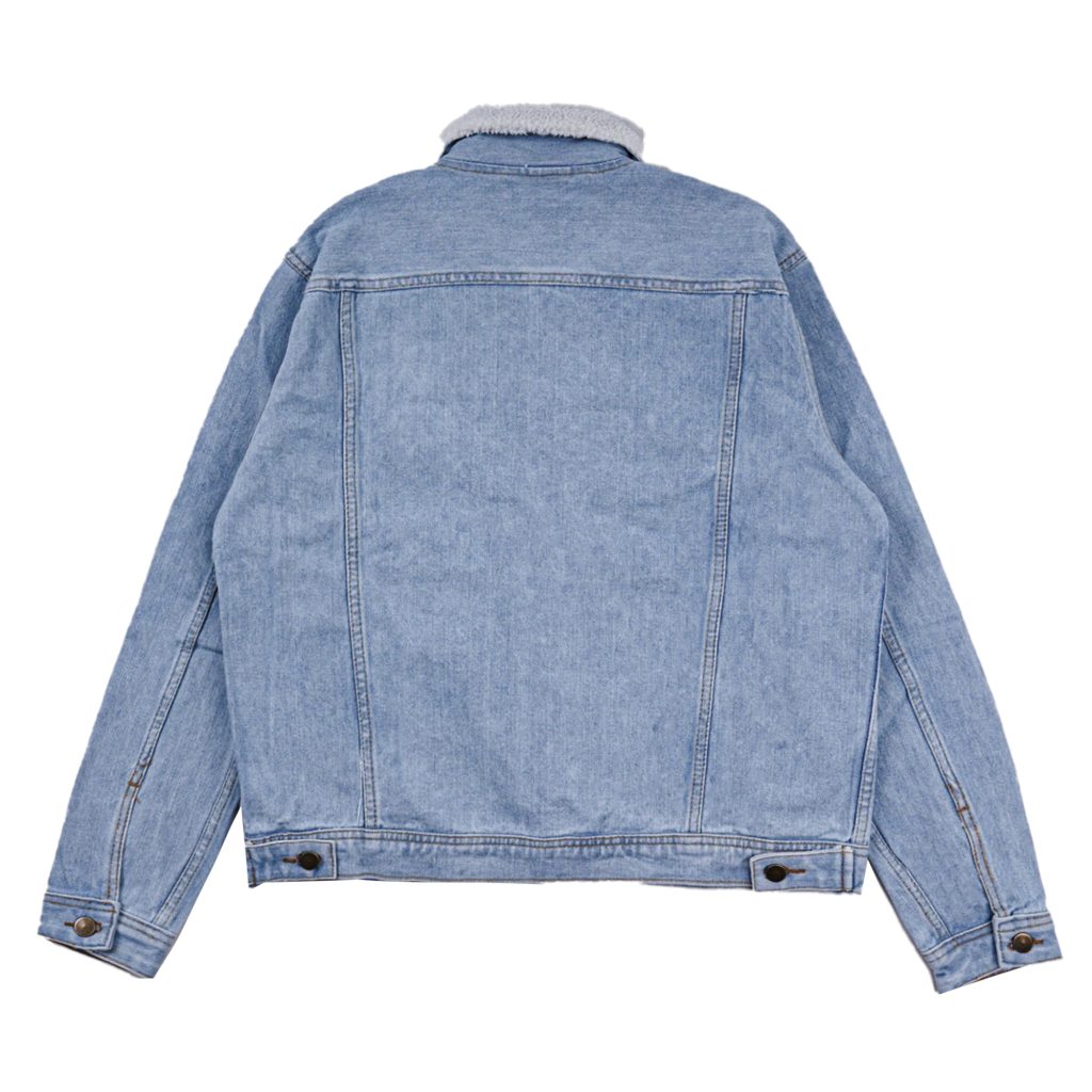 House of Smith Jaket Denim Sherpa Pria - Materhorn Denim Sherpa - Denim ...