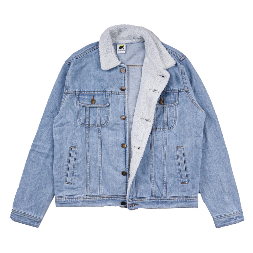 House of Smith Jaket Denim Sherpa Pria - Materhorn Denim Sherpa - Denim ...