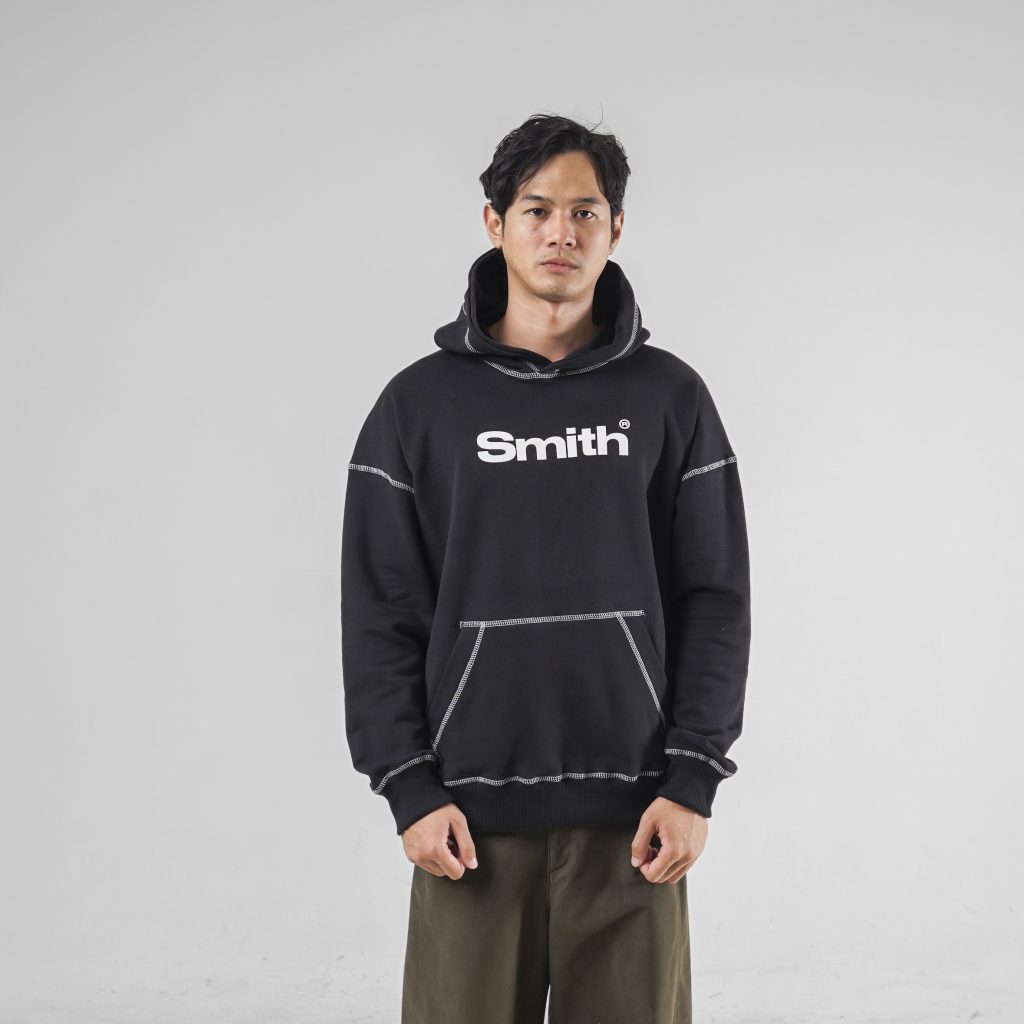 House of Smith Sweater Hoodie Oversize Pria - Wayward Hoodie Black ...