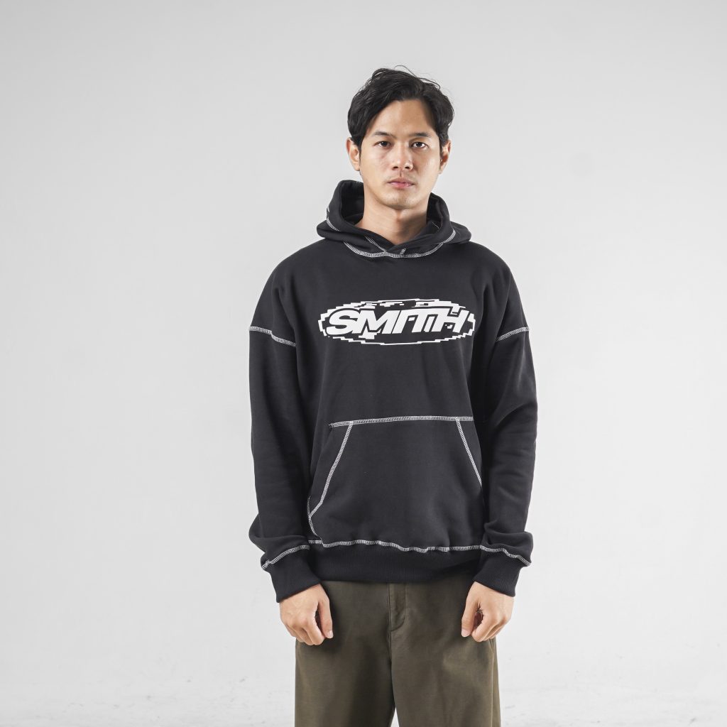 House of Smith Sweater Hoodie Oversize Pria - S World Hoodie Black #4 ...