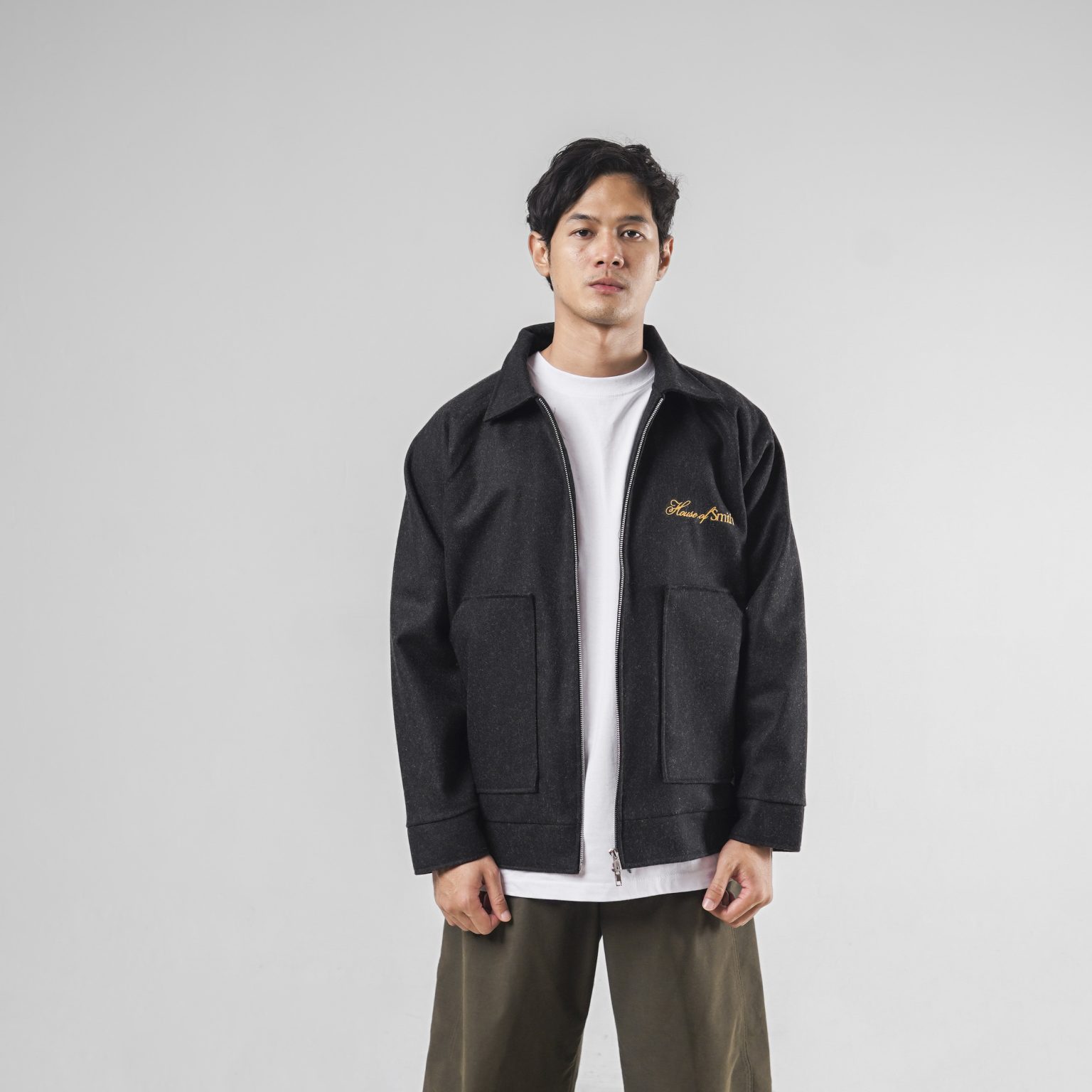 House of Smith Jaket Oversized Pria - Hufford Oversized Work Jacket ...