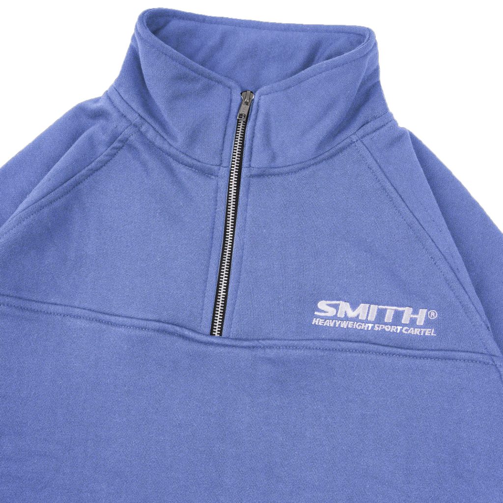 House of Smith Jaket Pria - Morva Halfzip Pale Blue - Half Zipper ...